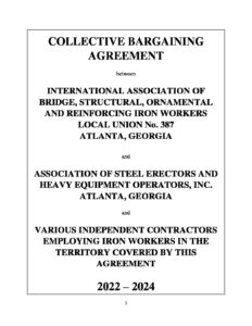 2022-2024 CBA – Iron Workers Local Union No. 387